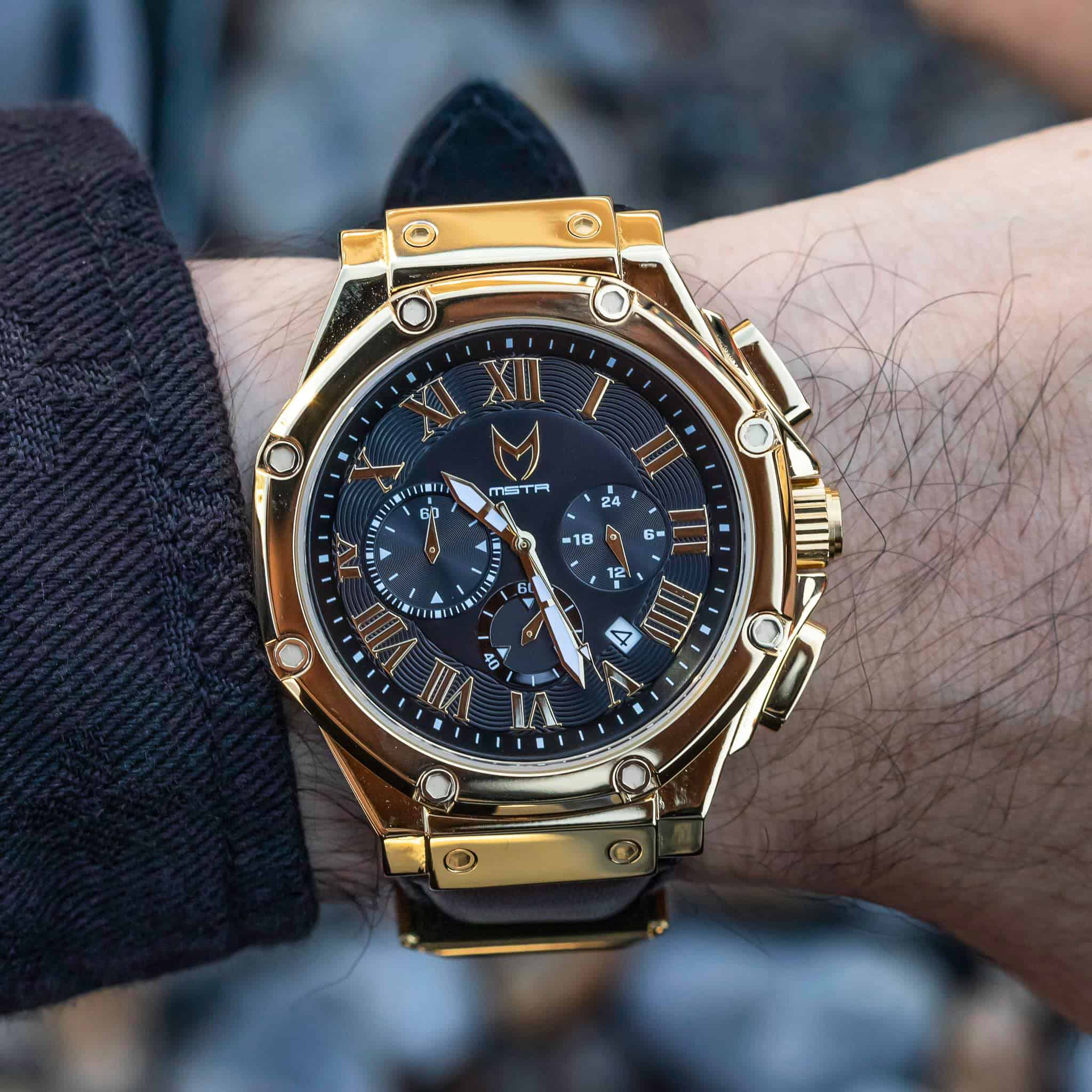 Ambassador Polished Gold - MSTR Watches
